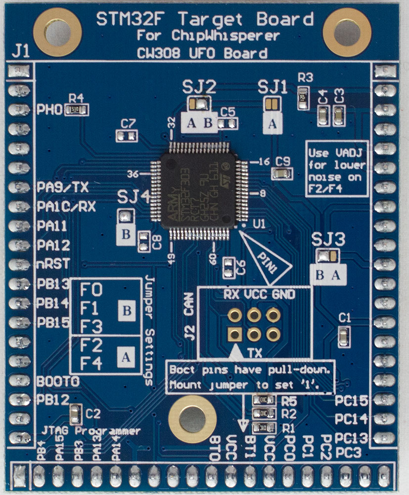 CW308T-STM32F - This site is now deprecated. Visit chipwhisperer.readthedocs.io instead!